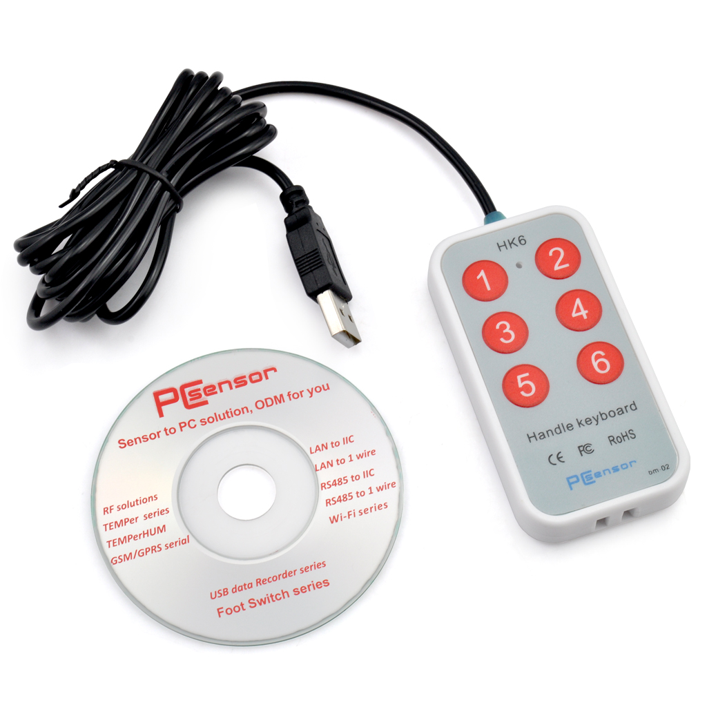 iKKEGOL 6 Keys USB Handle Keyboard Gaming Switch Pedal [10424] - $89.00 ...